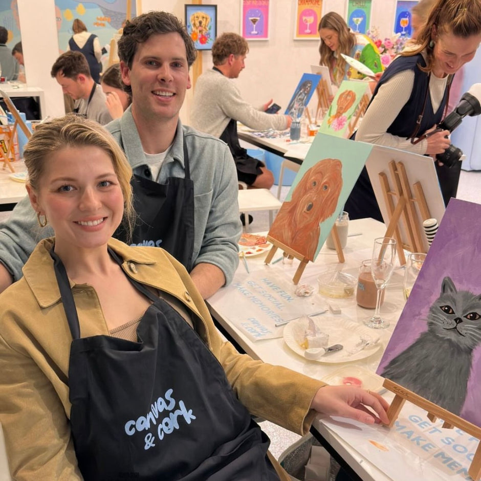 Paint and Sip studio Geelong, Torquay and Surf Coast. – Canvas and Cork